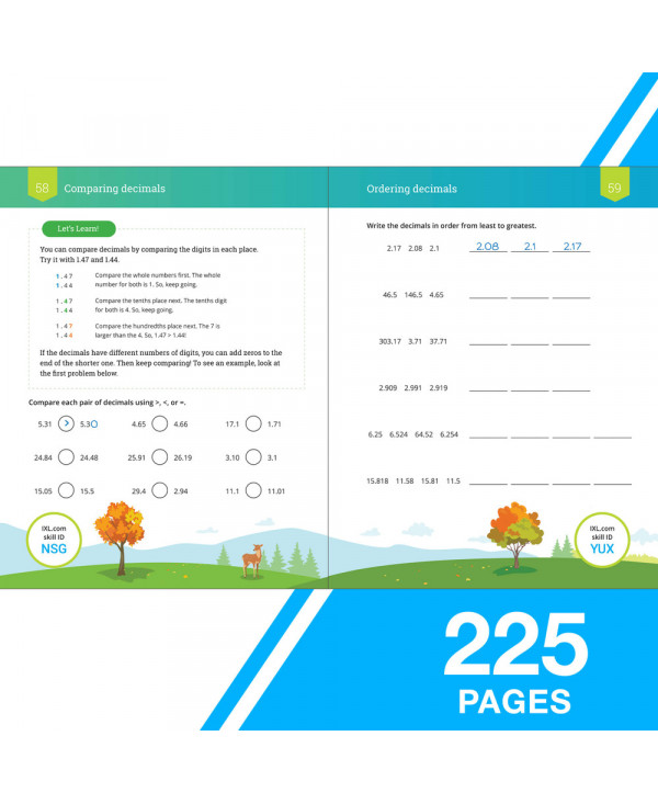 IXL The Ultimate Math Workbook Grade 5
