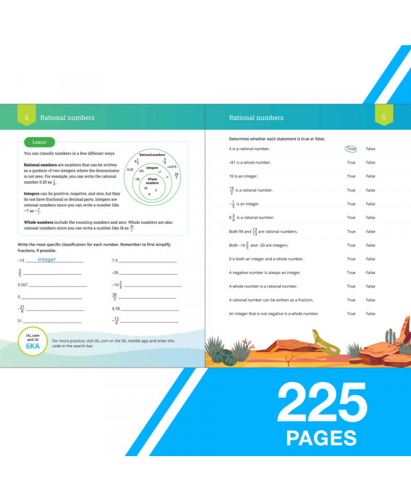 IXL Ultimate Math Workbook Grade 7