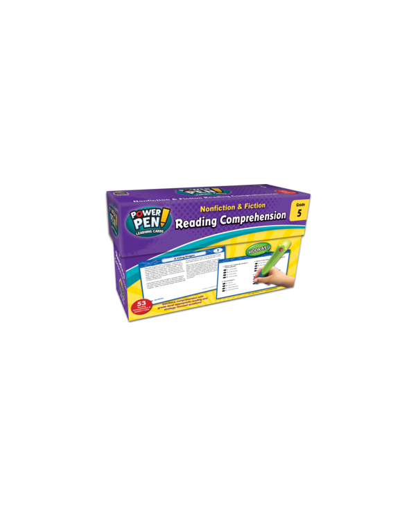 Power Pen Learning Cards: Reading Comprehension Grd 5