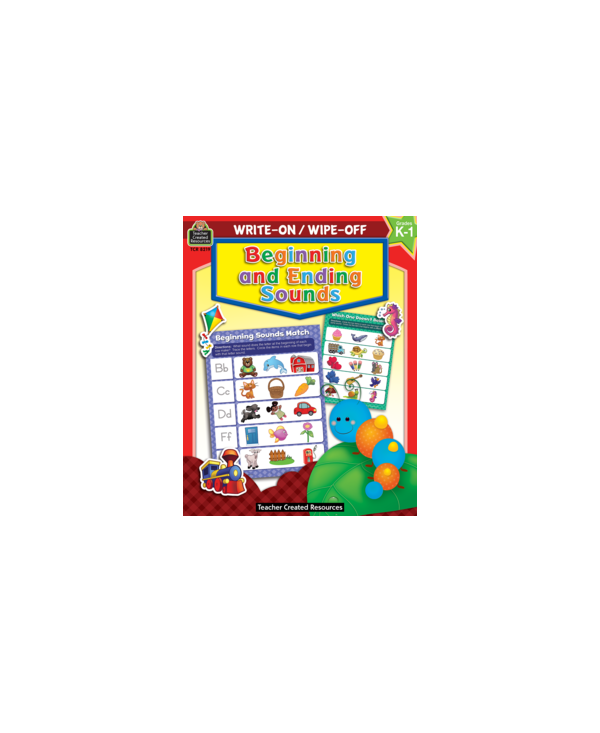 Write-On/Wipe-Off Book: Beginning and Ending Sounds