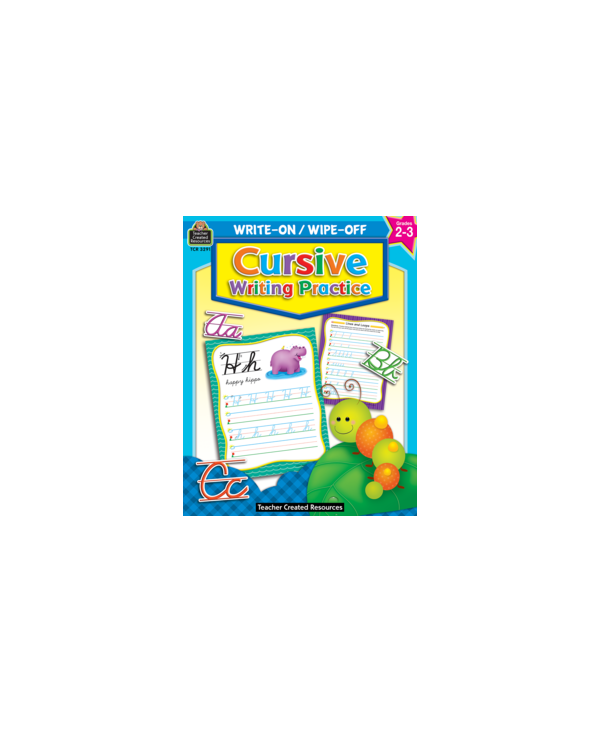 Write-On/Wipe-Off Book: Cursive Writing Practice