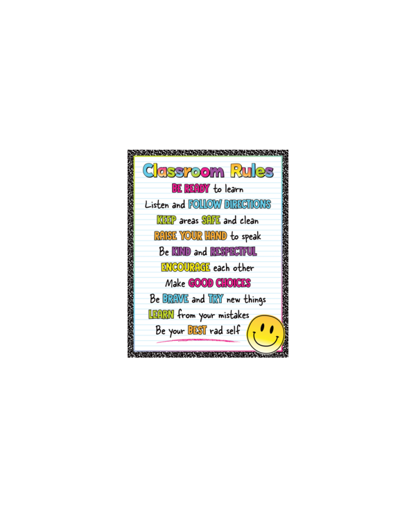Brights 4Ever Classroom Rules Chart