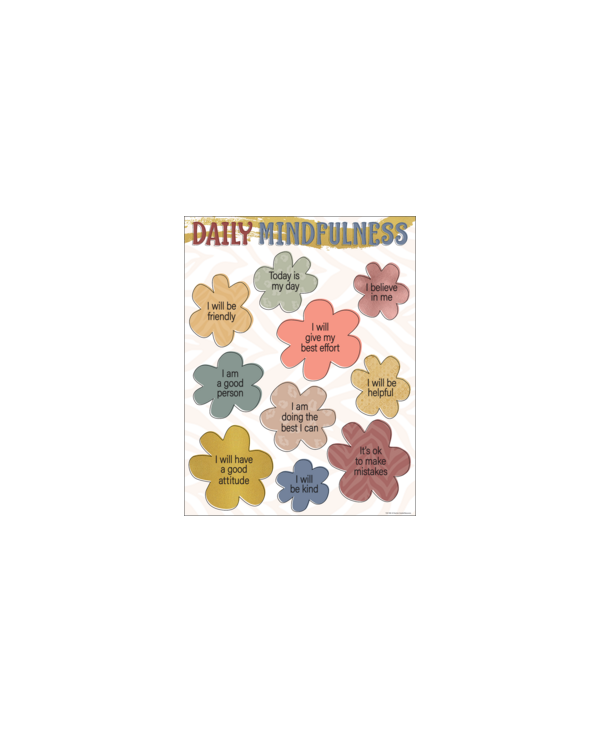 Wonderfully Wild Daily Mindfulness Chart