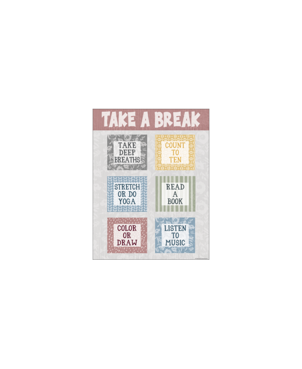 Classroom Cottage Take a Break Chart
