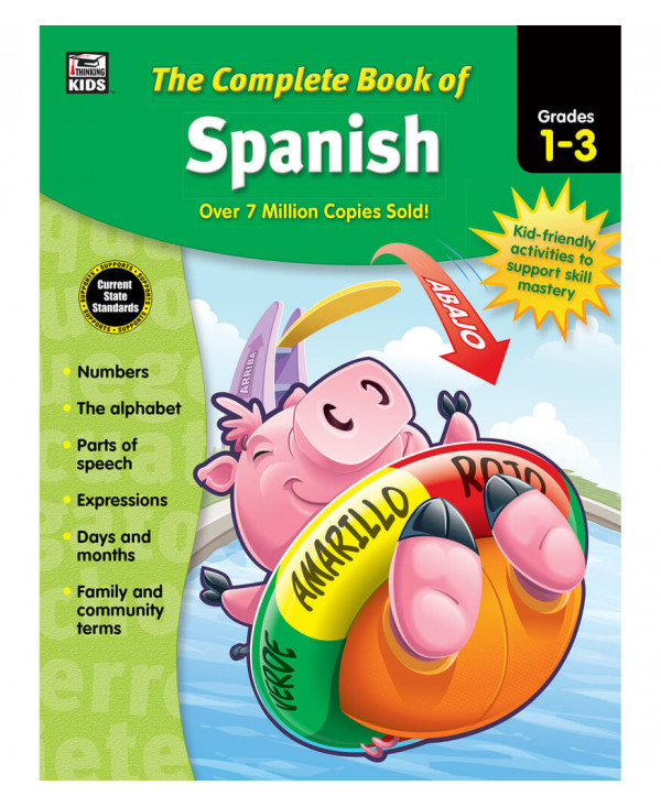 The Complete Book of Spanish Workbook Grade 1-3 Paperback