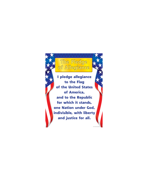 Pledge of Allegiance Chart