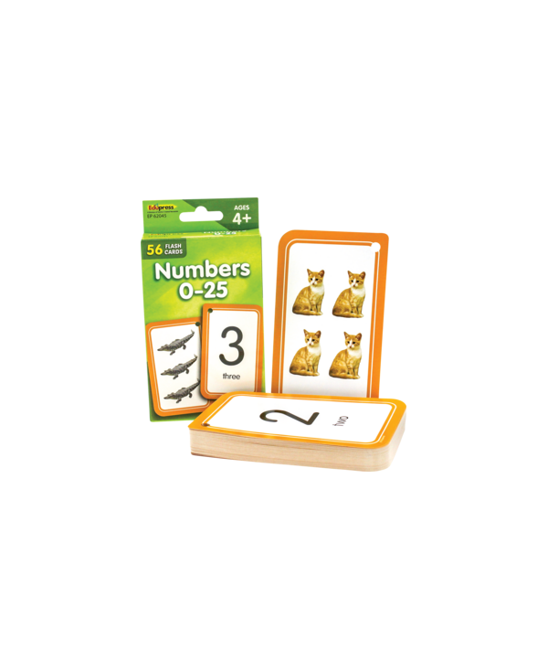 Numbers 0-25 Flash Cards