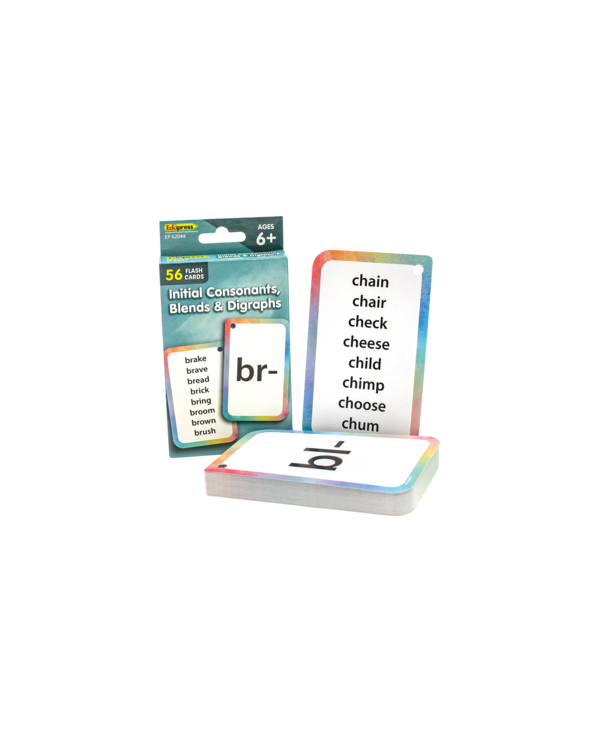 Initial Consonants, Blends & Digraphs Flash Cards
