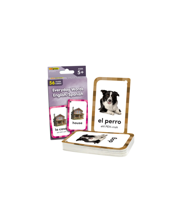 Everyday Words English/Spanish Flash Cards