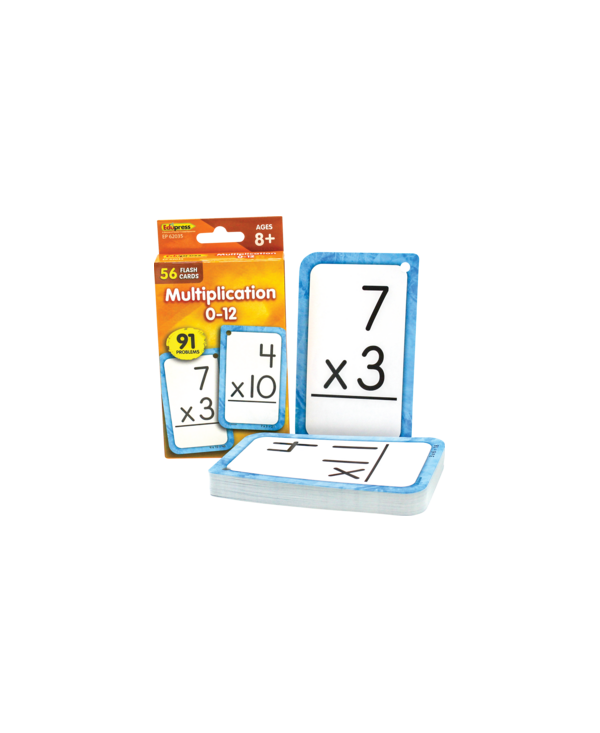 Multiplication 0-12 Flash Cards