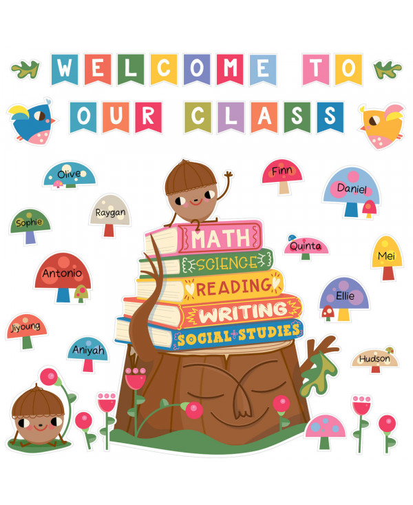 Fairy Tale Forest Welcome to Our Class Bulletin Board Set