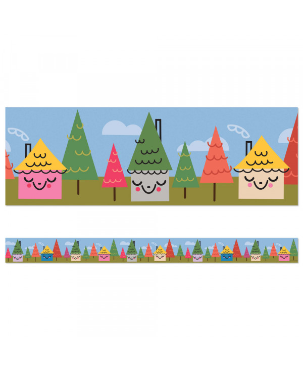 Forest Village Straight Bulletin Board Borders