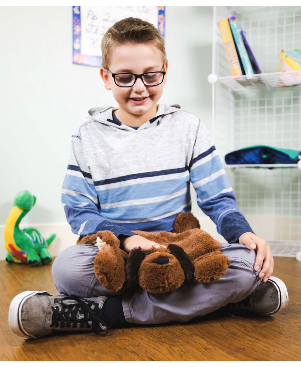 Washable Sensory Plush Lap Pad Therapy Dog