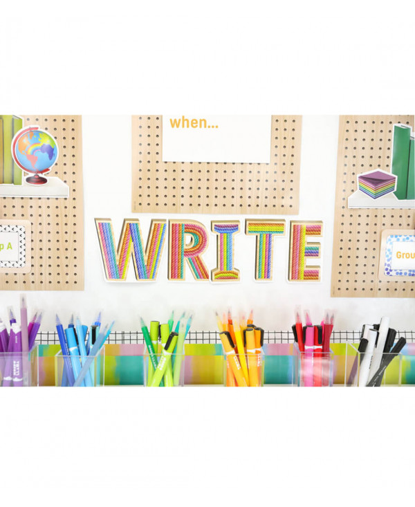 Subject Pegboards Bulletin Board Set